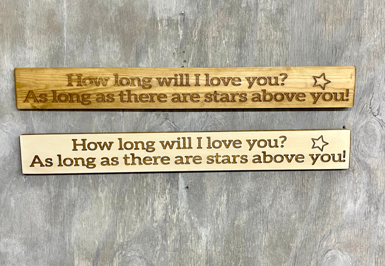 Romantic - Rustic Wooden Signs - Ragdoll