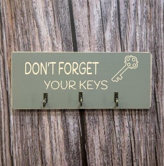DON'T FORGET YOUR KEYS - Rustic Wooden Signs - Ragdoll